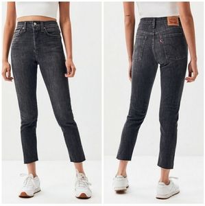 Levi's | Jeans | Levis Wedgie Fit High Rise Skinny Raw Hem Jeans | Poshmark